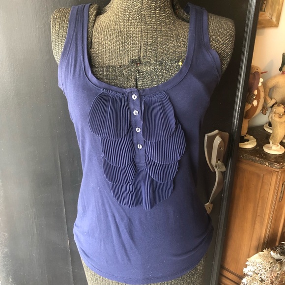 Old Navy | Tops | Ruffle Front Tank Old Navy | Poshmark